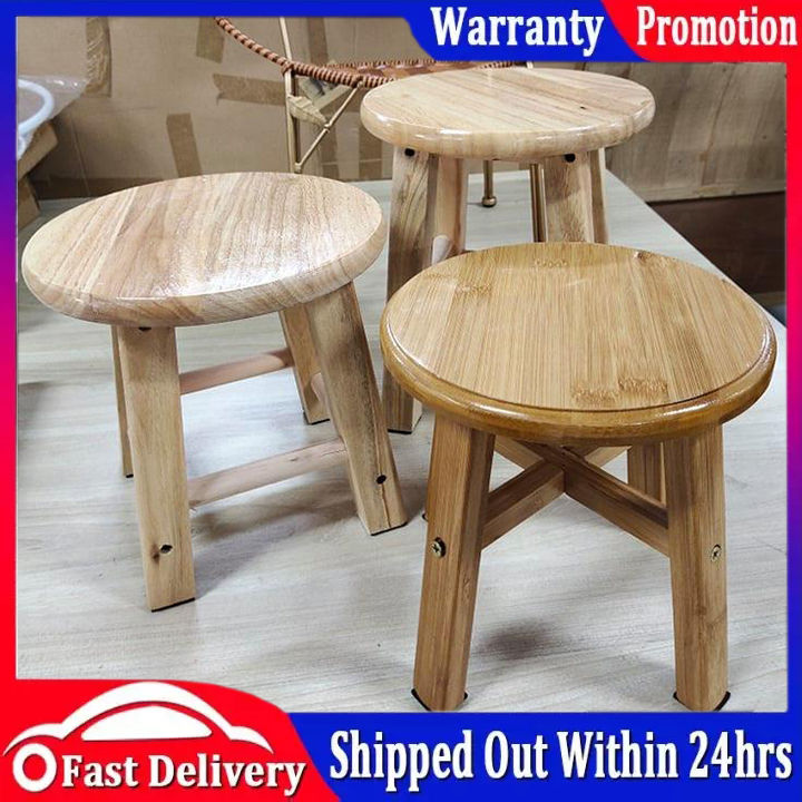 Sturdy Wooden Round Foot Stool Sturdy Adult Foot Stool Children's ...