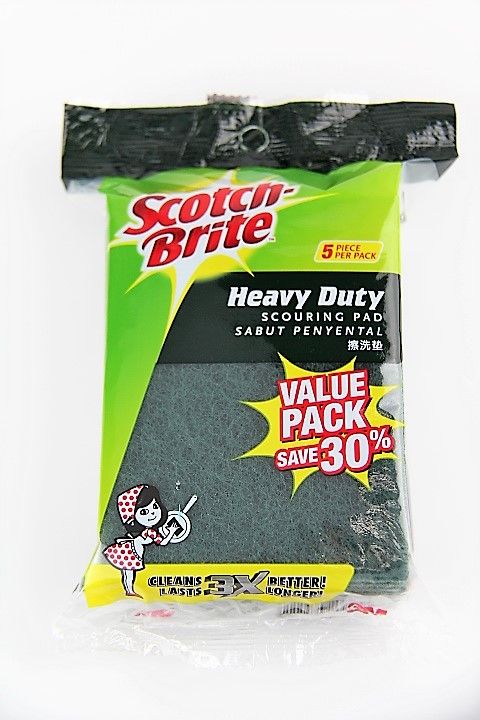 24Pack 3M SCOTCH BRITE Heavy Duty Scouring Pad (5Pcs/Pack) | Lazada
