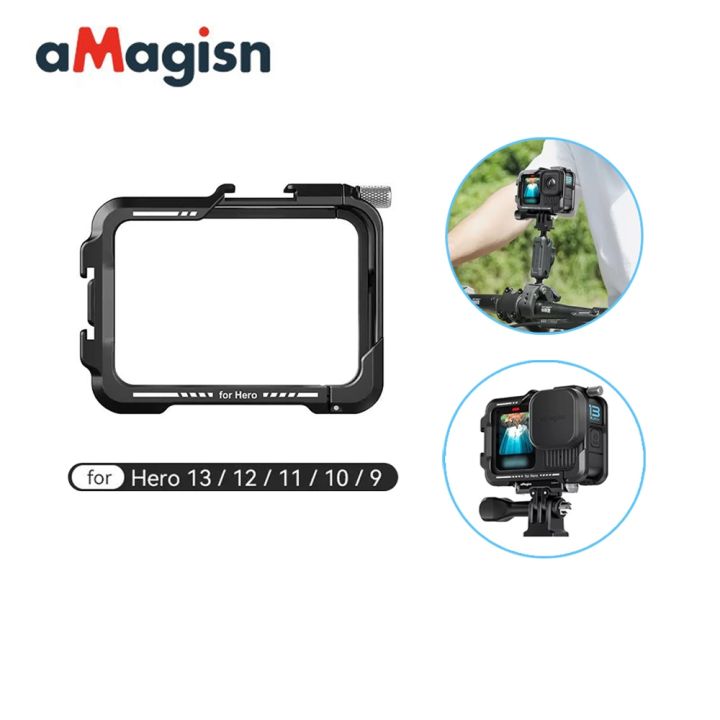 GoPro 13 / 12 / 11 / 10 / 9 aMagisn Metal Horizontal-Vertical Frame ...