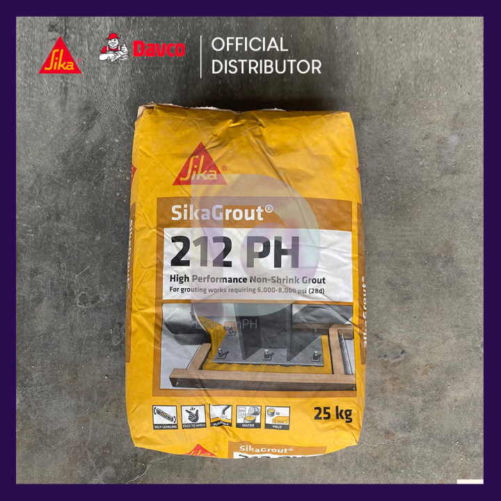 SIKAGROUT®-212 (High Strength, Shrinkage Compensated, Cementitious Grout) - 25 kg | Lazada PH