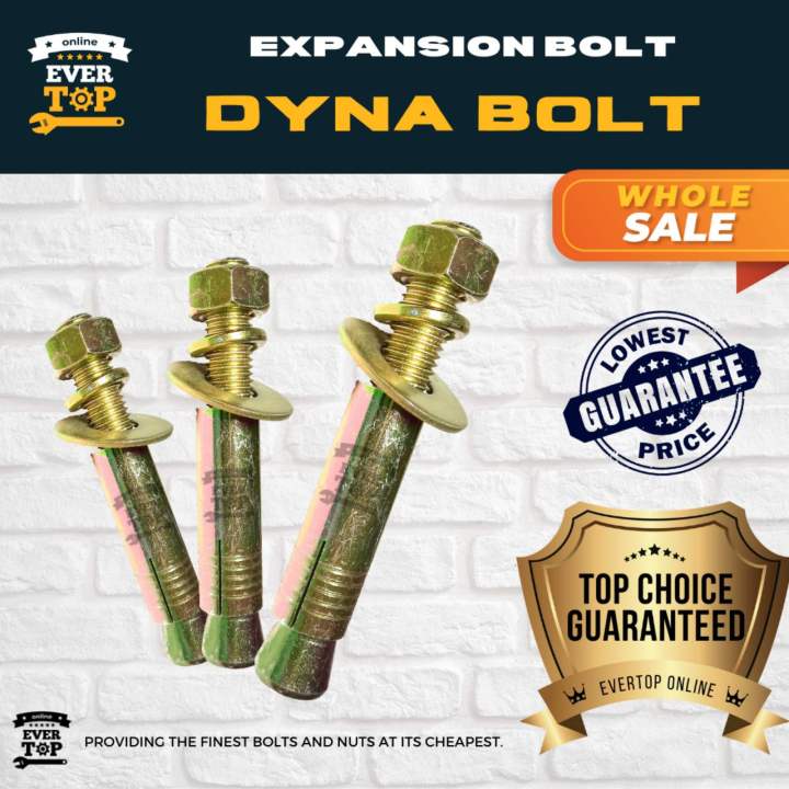 WHOLESALE 3/8 DYNA BOLT | EXPANSION BOLT EverTop Online | Lazada PH