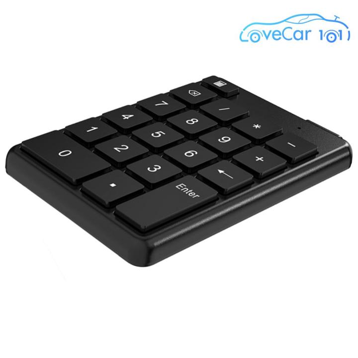 Wireless Numeric Keypad Numpad Bluetooth-Compatible5.0 Number Keypad 19 ...