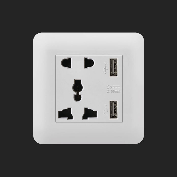 FIKO International Universal 16A Five-hole Socket Power Panel Hong Kong ...