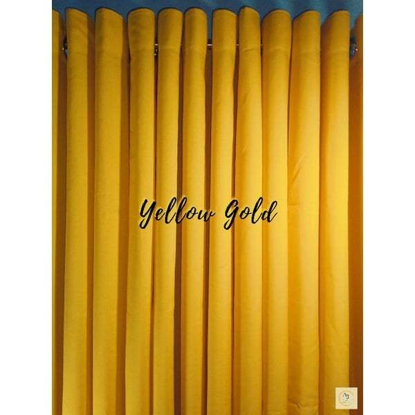 uS Katrina Yellow GOLD cURTAIN | Lazada PH