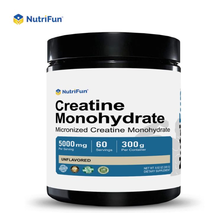 Creatine Monohydrate 100 Pure 300 Grams 60 Servings Micronized Powder ...