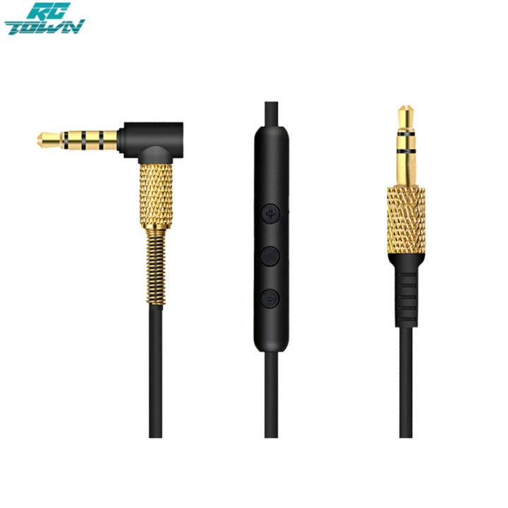 Headphone Extension Cable Mic Volume Control Wire Male-to-male 3.5mm ...