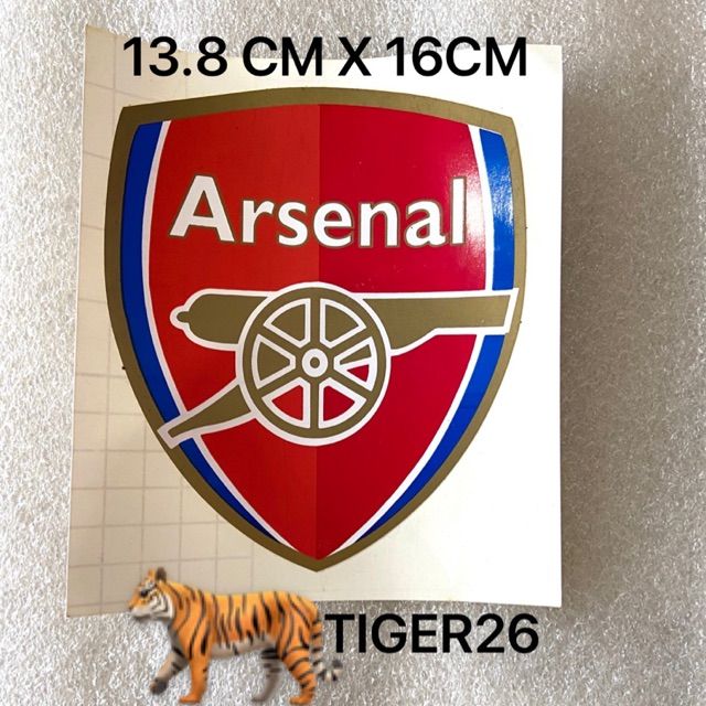 Arsenal Football Team Cutting Print Sticker Road Gear 4X4 Pick Up ...