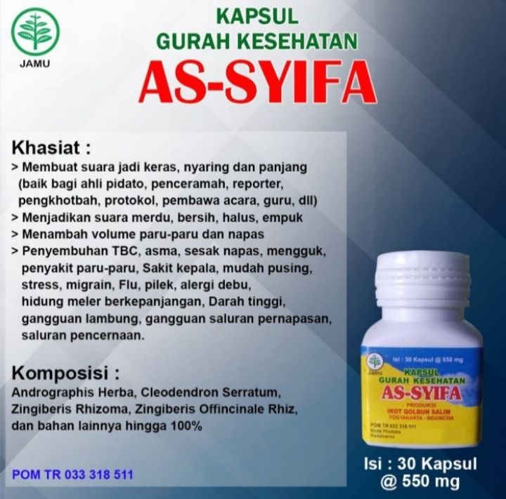 Asyifa kapsul gurah batuk KAPSUL GURAH BATUK untuk terapi GURAH DAN ...