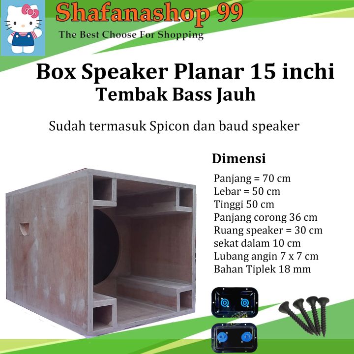 Box Speaker planar 15inchi, Box planar 15 inchi, box super bass planar ...