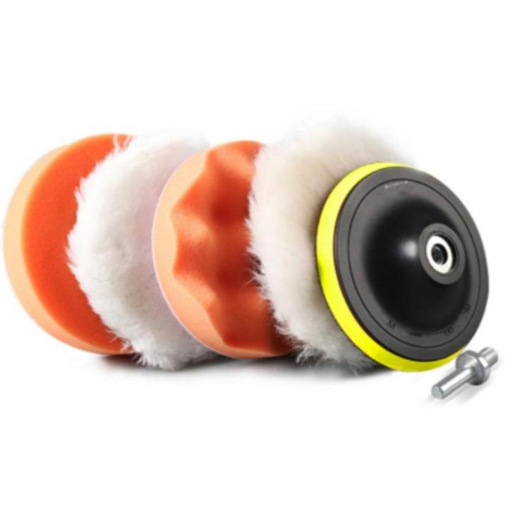3/4/5 Inch Drill Car Polisher Reusable Foam Pad Buffer Kit Buffer Drill ...