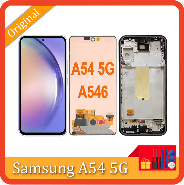 ต้นฉบับสำหรับ Samsung Galaxy A54 SM-A546E/DS A546U A546B A546V ชิ้นส่วน ...