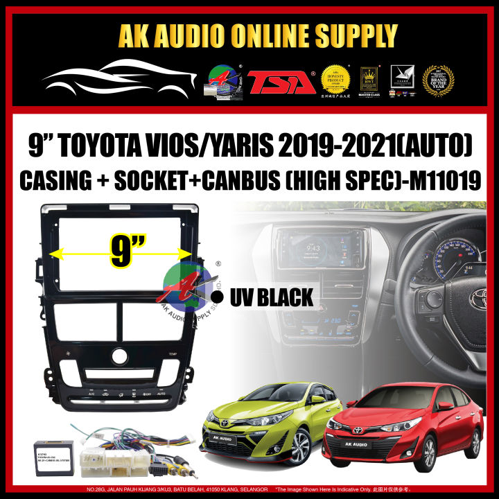 Toyota Vios / Yaris 2019 -2021 ( High Spec * ) Android 9” Casing ...