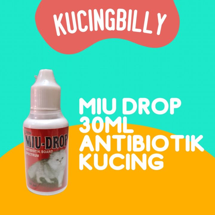 Miu drop 30ml antibiotik kucing | Lazada Indonesia