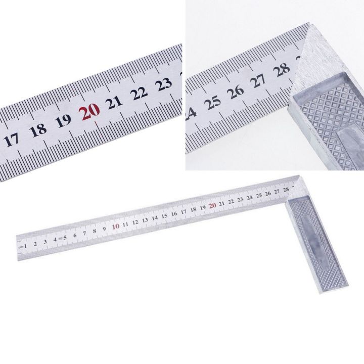 Engineers Square Ruler Measuring Tapes Gauging Tools Heavy Gauge ...