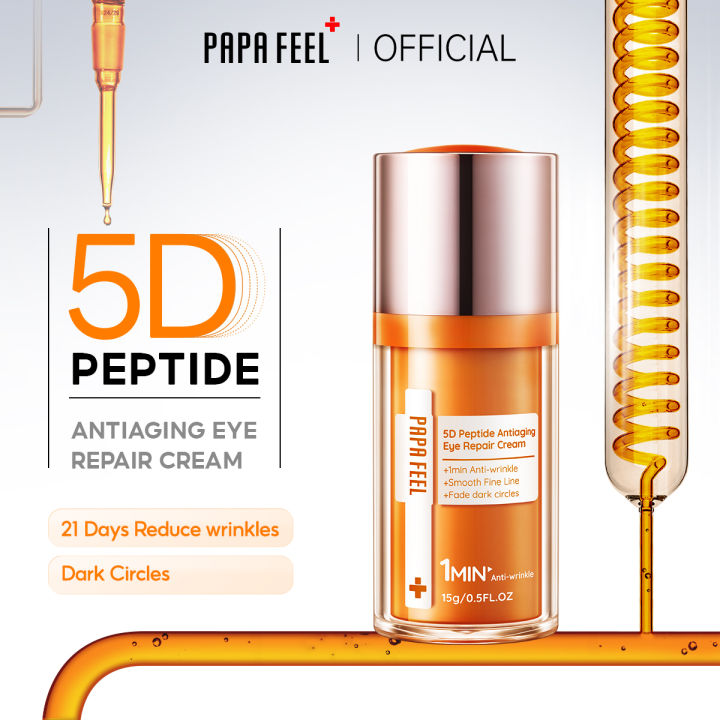 PAPA FEEL 5D Peptide Anti Aging Eye Cream 15g | Wrinkle Firming | Eye ...