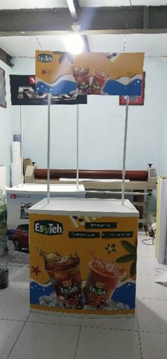 EVENT DESK / BOOTH PORTABLE PVC plus printing | Lazada Indonesia