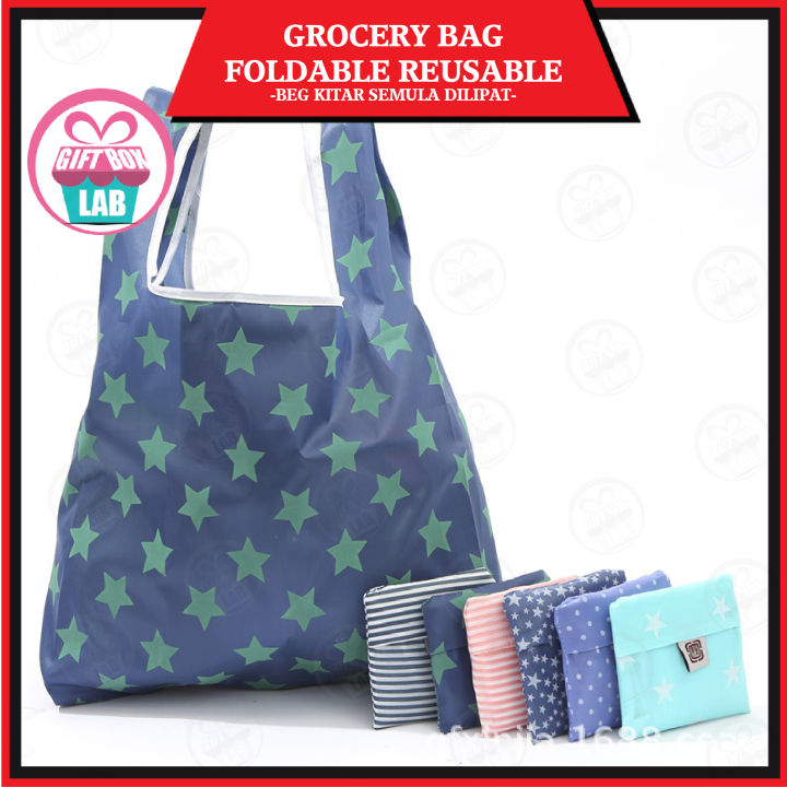 GBL Folding Shopping Bag Eco Bag Simple Save Earth Travel Tote Pouch ...