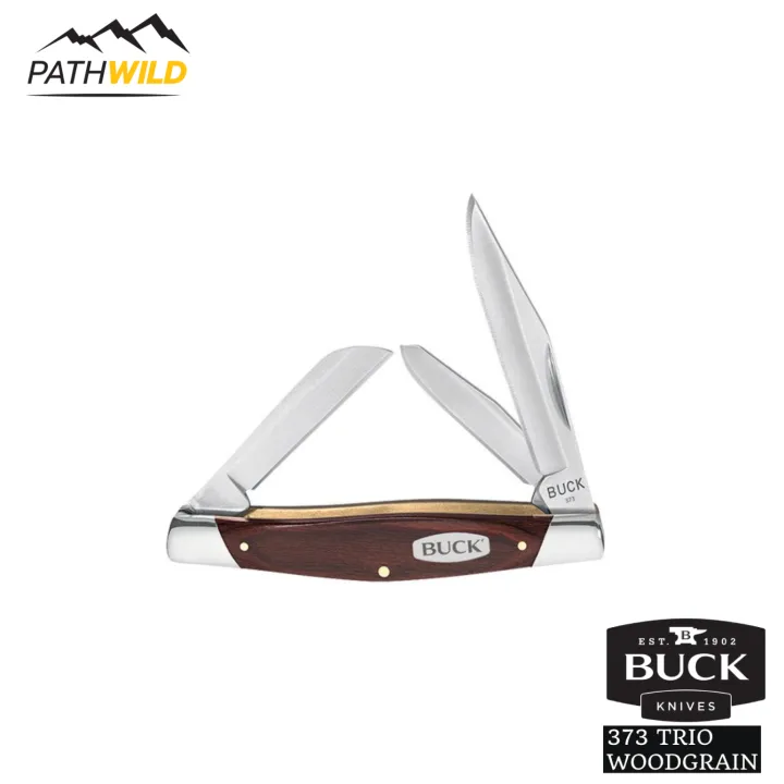 BUCK 373 TRIO ชุดมีดพับ 3 ใบ 3 แบบ เก็บอยู่ในด้ามเดียว มีดอเนกประสงค์ ...