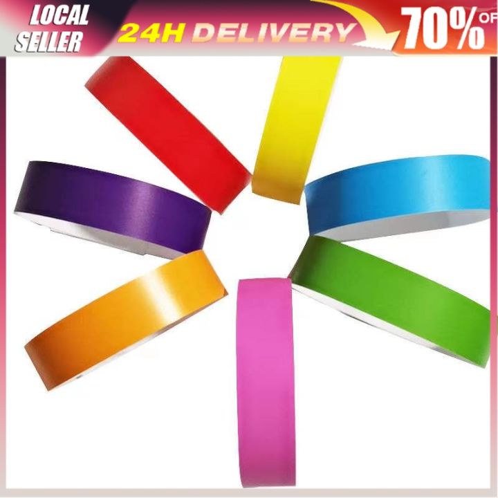 100pcs disposable wristband paper waterproof event wrist sticker ...