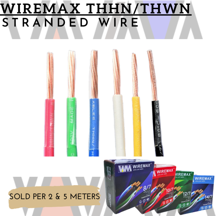 THHN/THWN Stranded Electrical Wire and Cable 12/7 (3.5mm) & 14/7 (2.0mm ...