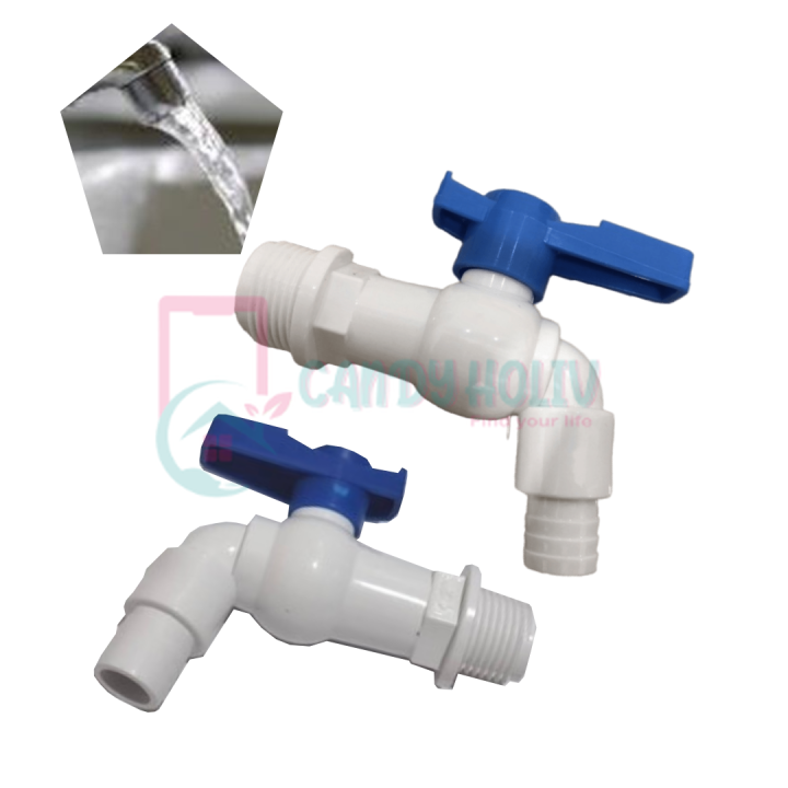 Kenmaster Kran Taman PVC Plastik Keran Air Ledeng 1/2 inci - KM-S2 ...