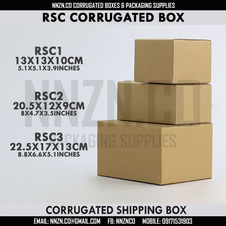 NNZN Brown Kraft Corrugated RSC Boxes Shipping Box Packaging Box RSC1 ...