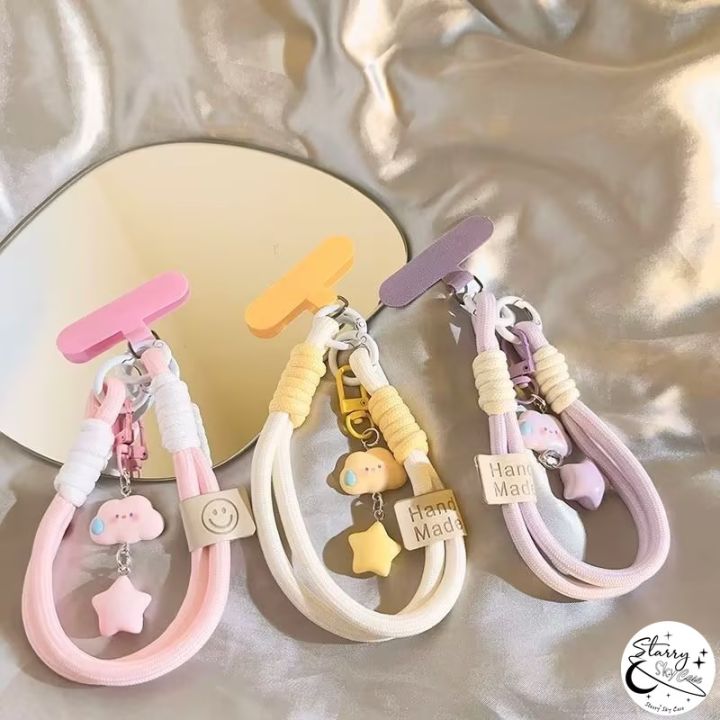 Gelang Lanyard Telepon Warna-warni Lucu Sederhana Gelang Kreatif ...