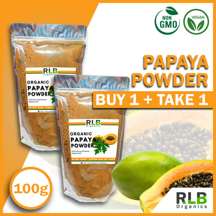 Buy 1 Take 1 - 100 grams Organic Pure Natural Papaya Powder – Papaya ...
