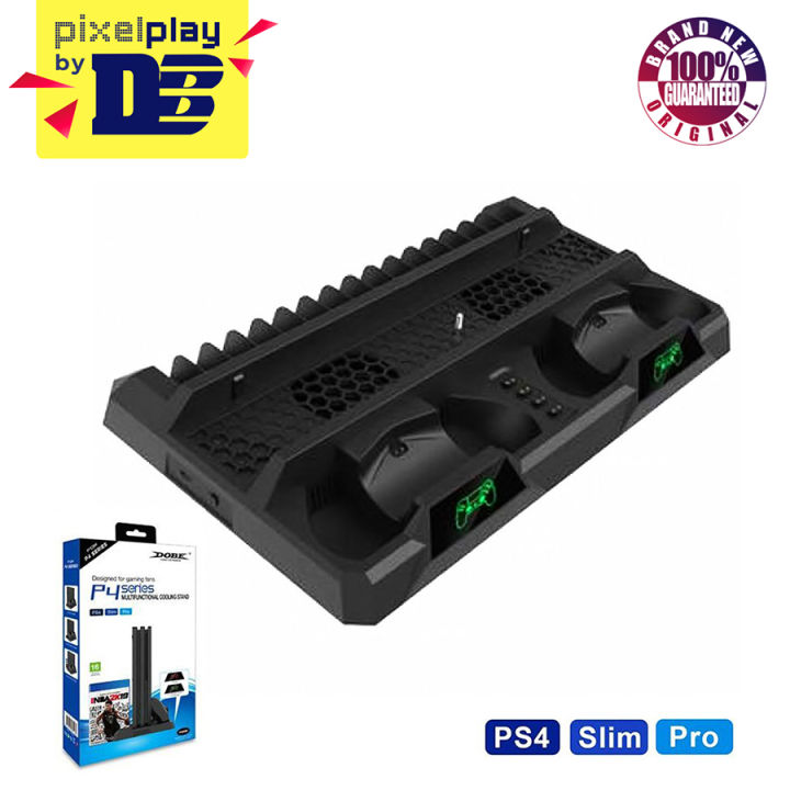 DOBE PS4 Slim Pro Multi-Functional Charging and Cooling Stand [TP4 ...