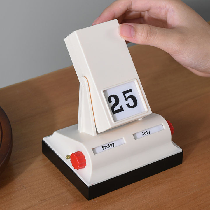 Automatic Page Turn Calendar Long-lasting Perpetual Calendar 2025 ...