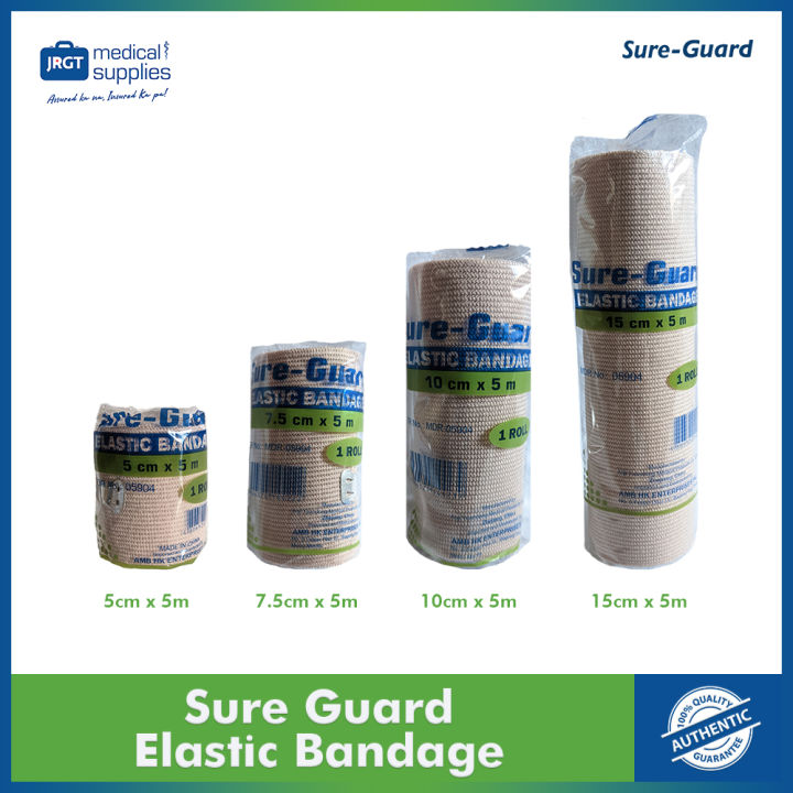 Sure-Guard Elastic Bandage 4x5/6x5 | Versatile Compression Wrap | Lazada PH