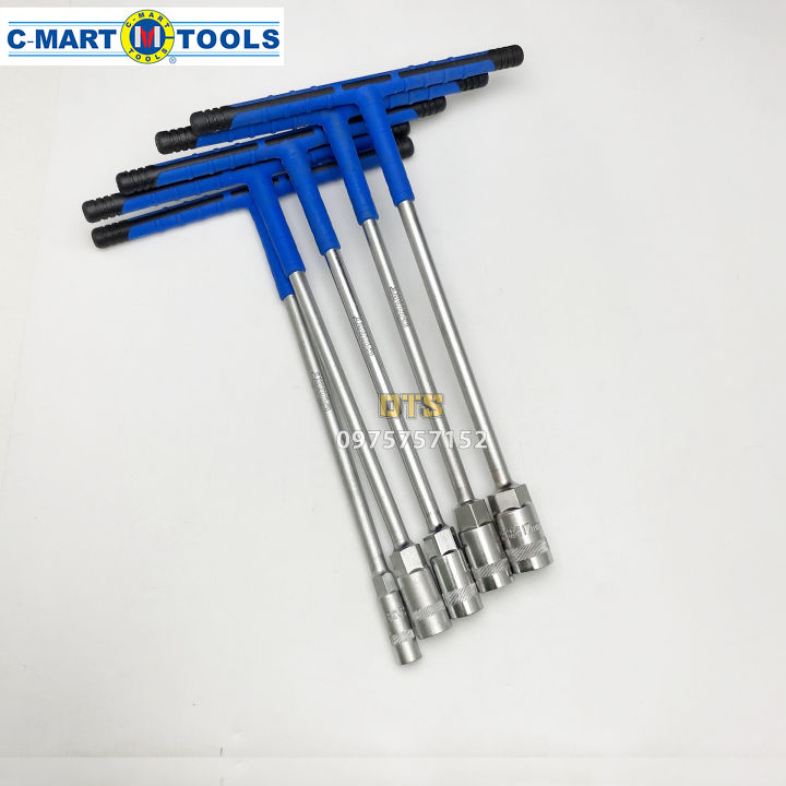 Bộ 5 cần chữ T thông dụng chuẩn công nghiệp 8-14mm hãng C-MART, cần ...
