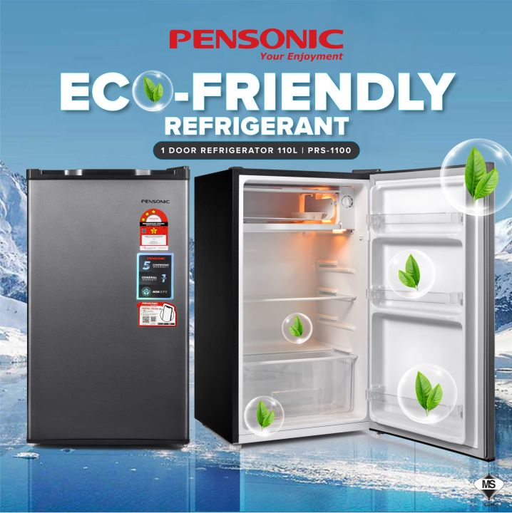 Pensonic Single Door Refrigerator 110L PRS-1100 Peti Sejuk 1 Pintu | Lazada