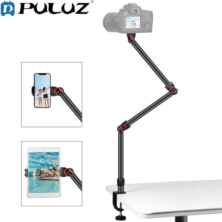 PULUZ PU3103B Desktop Live Streaming Stand 3-Section Flexible ...