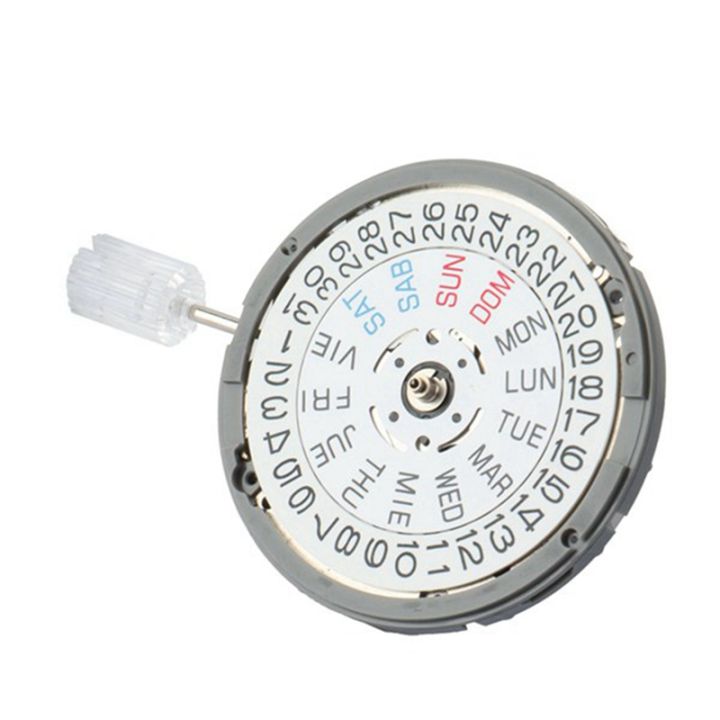 NH36 English Date Week Automatic 3.8 O'Clock Crown Watch Movement ...