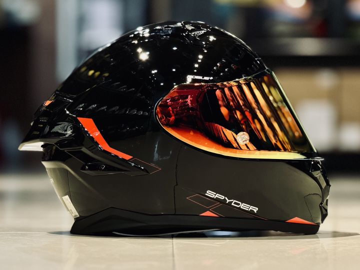 Spyder Rogue+ V2 Full Face Dual Visor Helmet with Free Extra Clear ...