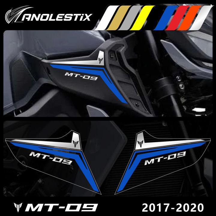 AnoleStix Reflective Motorcycle Logo Set Emblem Decals For YAMAHA MT09 ...