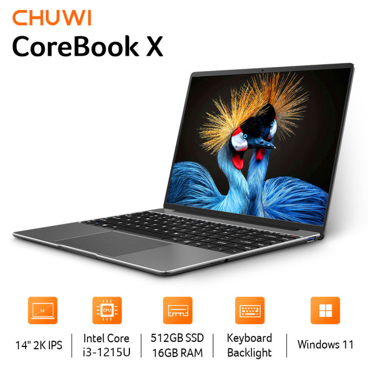 CHUWI CoreBook X Gaming Laptop 14.1 inch FHD IPS Screen 16GB LPDDR5 ...