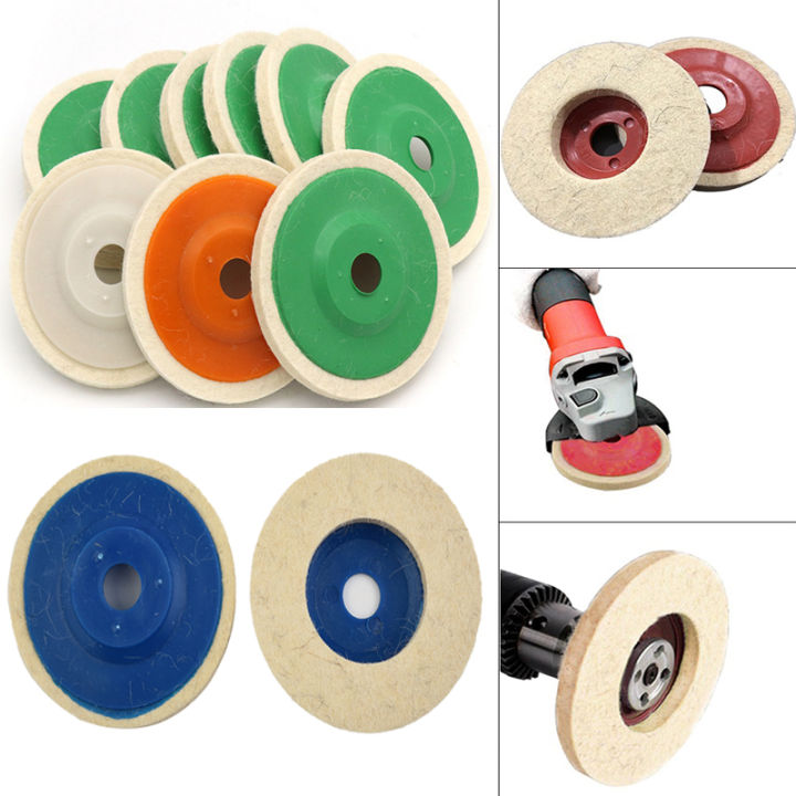 1pcs Wool Buffing Angle Grinder Wheel Felt Polishing Disc Pad | Lazada ...