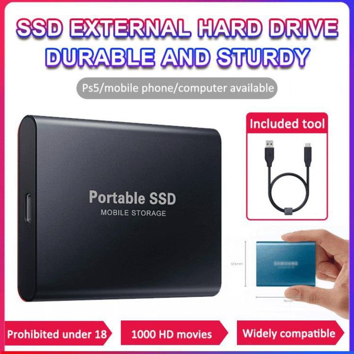 Mobile solid state hard drive Type-3.1 high-speed hard drive SSD ...
