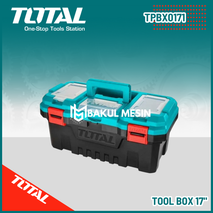 Toolbox Body Plastik TOTAL TPBX0171 17" Tool Box Total TPBX 0171 ...