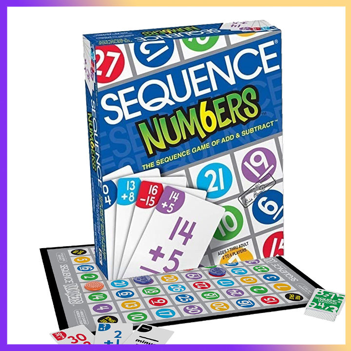 Sequence Numbers Fun Family Classic Game | Add & Subtract Basic Math ...