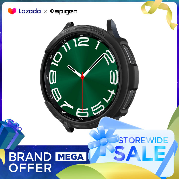 SPIGEN Case for Galaxy Watch 6 / 6 Classic [Liquid Air] Diamond-cut ...