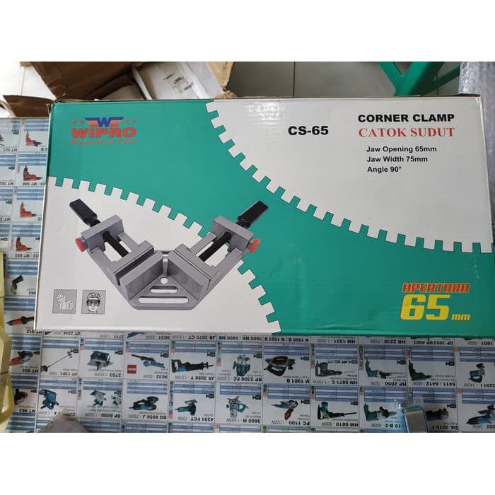 Catok sudut siku besar clamp sudut corner 75mm Wipro | Lazada Indonesia