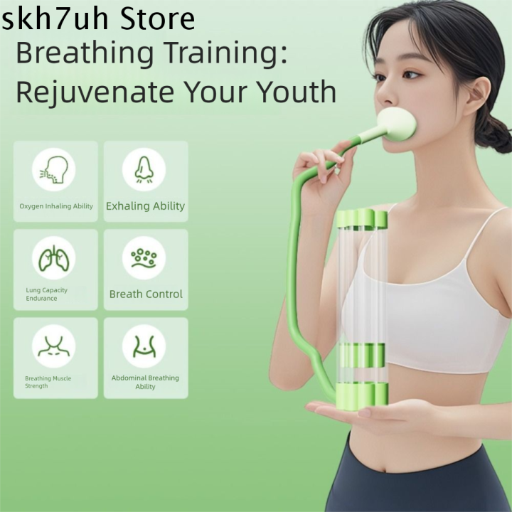 SKH7UH Muscle Trainer Breathing Exercise Device Lung Respirator ...
