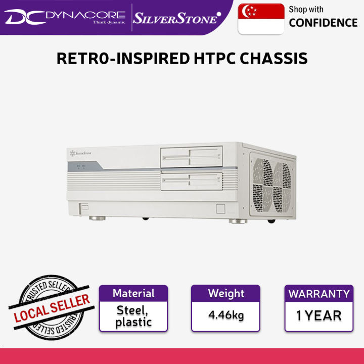 Silverstone FLP01 Retro-inspired HTPC Desktop Chassis SST-FLP01W ...