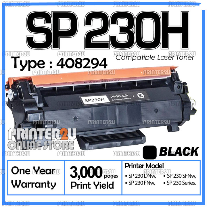 SP230sfnw Toner Compatible to Ricoh SP 230L 230 230H SP230HS SP230H ...
