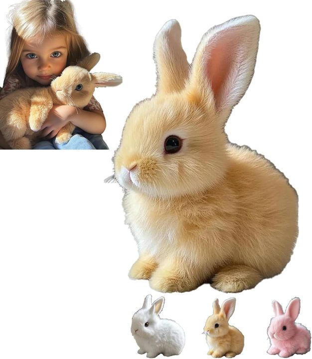 Bunby - My Realistic Bunny Toy, Interactive Realistic Bunny Toy ...