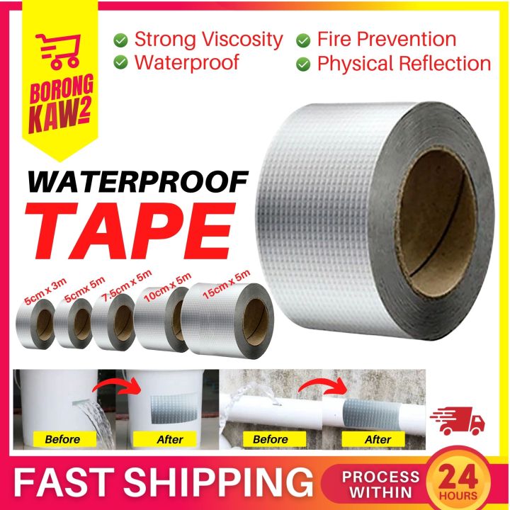 Waterproof Tape Aluminium Foil Adhesive Tape Crack Repair Anti-Leakage ...