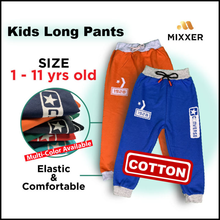 Seluar Panjang Koton Budak Lelaki Dan Perempuan Bercorak Converse,Kid ...